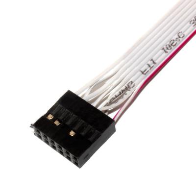 Chine IDC 12 PIN Flat Flexible Ribbon Cable DF19 À JST rf pour le cable électrique de PCBA à vendre