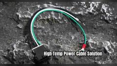 Custom High Temperature PTFE Power Cable Assembly