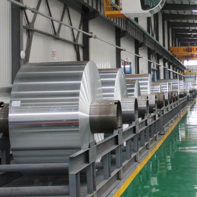 Cina Carta di imballaggio alimentare a prova di olio di foglio d'argento 8011 di foglio di alluminio Jumbo Roll per cucina in vendita