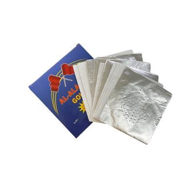 Cina Carta di foglio di narghilè a forma rotonda e usa e getta 50 pezzi confezione di Shisha Narghilè di carbone di alluminio in vendita
