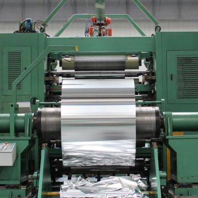 Cina Logo personalizzato 12 Micron Aluminium Foil Jumbo Roll per soluzioni di imballaggio alimentare in vendita