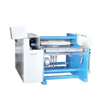 China Semi-automatic Stretch Aluminium Foil Rewinding Machine with Material Width 120-450mm for sale