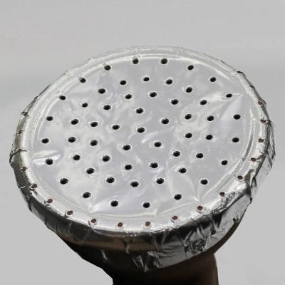 China Zilveren hookah Shisha Aluminiumfolie papier met gat voor tabaksbeker accessoires Te koop