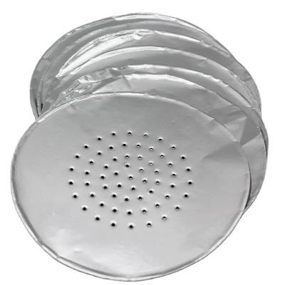 China Zilveren hookah Shisha Aluminiumfolie papier met gat voor tabaksbeker accessoires Te koop