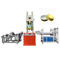 China Automatic Grade Automatic Aluminum Foil Container Punching Machine for Food Packaging for sale