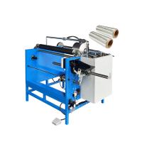 China Plastic Packaging Material Small Kitchen Foil Rewinder Machine at 1350*840*960 Size for sale