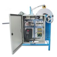 China Plastic Packaging Material Small Kitchen Foil Rewinder Machine at 1350*840*960 Size for sale