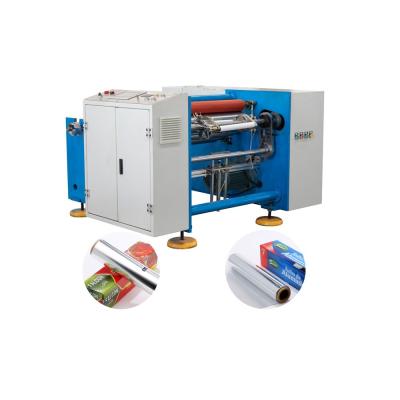Cina Facile da usare Stretch Film Aluminium Foil Roll Slitter Rewinder Machine con 2 assi in vendita
