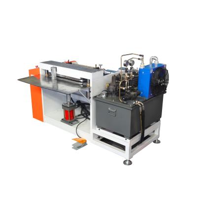China Aluminium House Foil Roll Color Box Saw Blade Cutter Fixing Machine for Commodity for sale