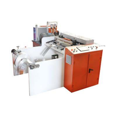 China Aluminium House Foil Roll Color Box Saw Blade Cutter Fixing Machine for Commodity for sale