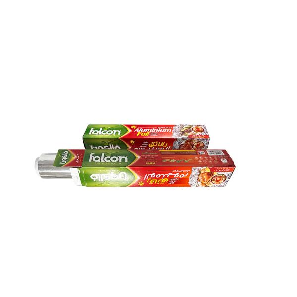 Quality Customized Logo 200sq.ft Soft Temper Heavy Duty Aluminum Foil Paper Roll for for sale