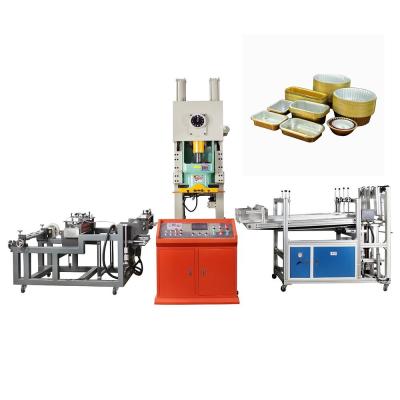 Cina Potenza del motore 7.5KW Fogli d'alluminio Disposable Takeaway Lunch Box Piatti Container Making Machine in vendita