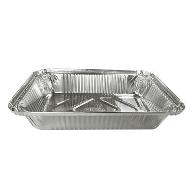Cina Contenitore di utensili da tavola da pranzo da asporto Padelle in foglio di alluminio per vassoio da barbecue e imballaggi alimentari in vendita