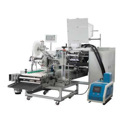 China Gemakkelijk te bedienen 4 schachten Aluminium folie roll maken machine voor huishoudelijke keuken Te koop