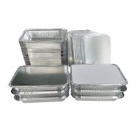 China Aluminium Foil Container Tray With Lid Custom Order Accepted HEIGHT Customizable for sale