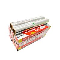 China Soft Temper Custom Logo Aluminium Foil Roll for Oven Baking/BBQ in Customized Length for sale