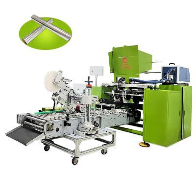 Cina 4 alberi automatico alimenti di silicio carta da forno cucina carta di alluminio carta di alluminio rotolo macchina di riavvolgimento in vendita