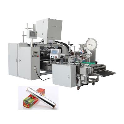 China Professionele productie Automatische 4 schachten bakpapier-rewinder met aluminiumfolie Te koop
