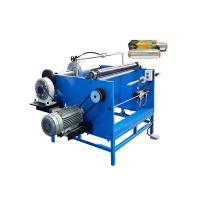 China Electric Driven Manual Stretch Film Rewinding Machine for Plastic Packaging Material for sale