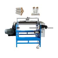 China Electric Driven Manual Stretch Film Rewinding Machine for Plastic Packaging Material for sale
