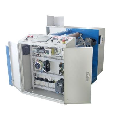 China Semi-automatische machine voor het terugdraaien van aluminiumfolie met 20 mm afspinningscentrale slag Te koop