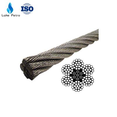 China 34*7+FC/IWS and 36*7+FC/IWS hot dipped galvanized steel wire rope      Oil Production Equipment  Service Equipment for sale