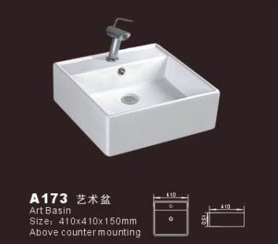 China Square bathroom basin for sale