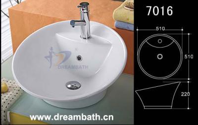 China Round bathroom basin for sale