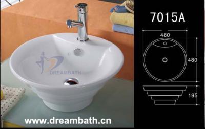 China Porcelain bathroom basin for sale