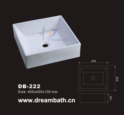 China Square vessel sink for sale