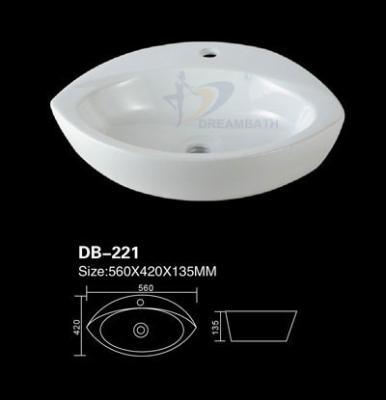 China Oval ceramic basin for sale