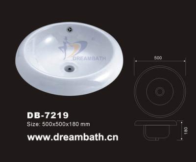 China Ceramic round basin for sale
