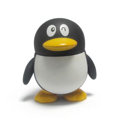 China Custom made designer vinyl toy Custom 3d vinyl toy sculpture plastic QQ animal toys for sale