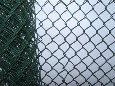 Cina Catena rivestita di plastica Mesh Fencing del campo di football americano 2mm 5x5cm in vendita