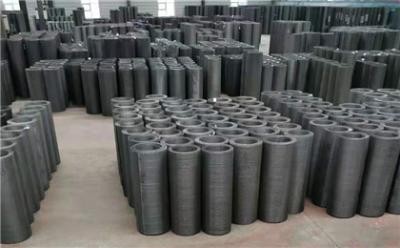 China Rede de arame frisada de aço preta, rede de arame tecida calibre de Rod Vibrating 18 à venda