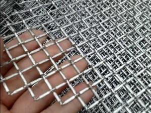 Cina Tela metallica unita d'acciaio tessuta inossidabile galvanizzata della rete metallica 6mm in vendita