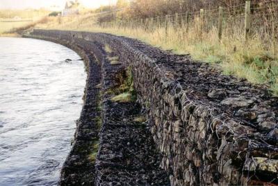 Cina controllo delle inondazioni esagonale di protezione di Mesh Gabion Bank Protection Slope del cavo di 4x1x0.5m in vendita