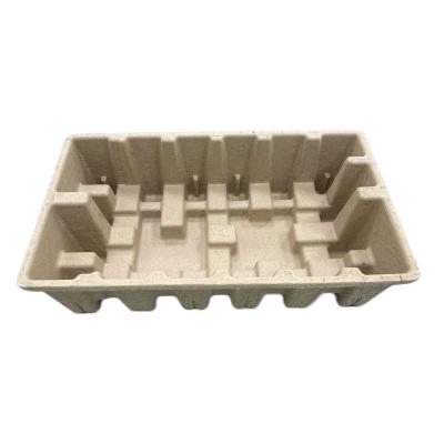 Cina Vassoio riciclato urgente asciutto, polpa modellata canna da zucchero Tray Packaging in vendita
