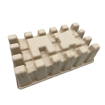 Cina Vassoio riciclato urgente asciutto, polpa modellata canna da zucchero Tray Packaging in vendita