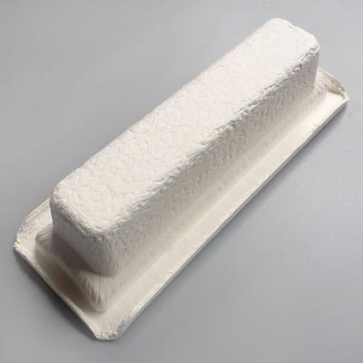 Cina Sustainable Recycled Paper Tray Biodegradable White Dry Press Sugarcane in vendita