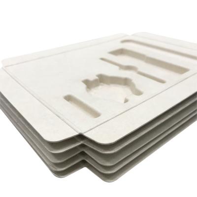 Cina Orologio modellato biodegradabile dell'inserzione della polpa che imballa Tray Molded Pulp Tray in vendita
