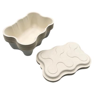 中国 猫プロダクトは利用できる生物分解性のCompostable ODMを包む皿をパルプにする 販売のため