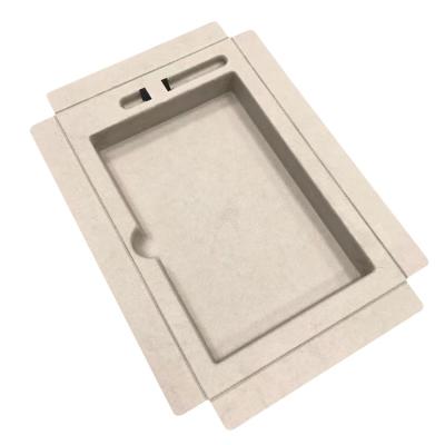 Cina La polpa biodegradabile della bagassa ha modellato la carta Tray Packaging Color Pulping Paper Tray For Sutdy Player dei cosmetici in vendita