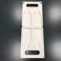 China Disposable Bamboo Paper Tray , Antioil Compostable Clam Shell Containers for sale