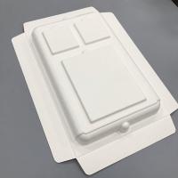China Molded Sugarcane Pulp Packaging Eco Friendly White Color Compostable for sale