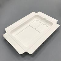 China Molded Sugarcane Pulp Packaging Eco Friendly White Color Compostable for sale