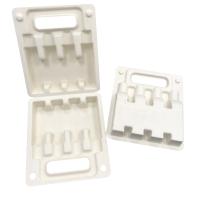 China Bamboo  Paper Pulp Box Biodegradable Compostable Shock Proof 0.8mm for sale