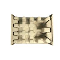 China Natural Brown Pulp Tray Packaging Sugarcane Material For Kettlebell for sale