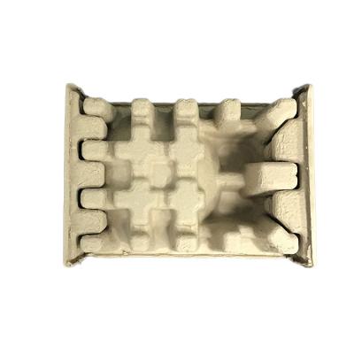 Cina Brown naturale spappola Tray Packaging Sugarcane Material For Kettlebell in vendita