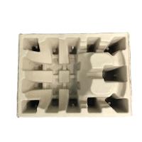 China Natural Brown Pulp Tray Packaging Sugarcane Material For Kettlebell for sale